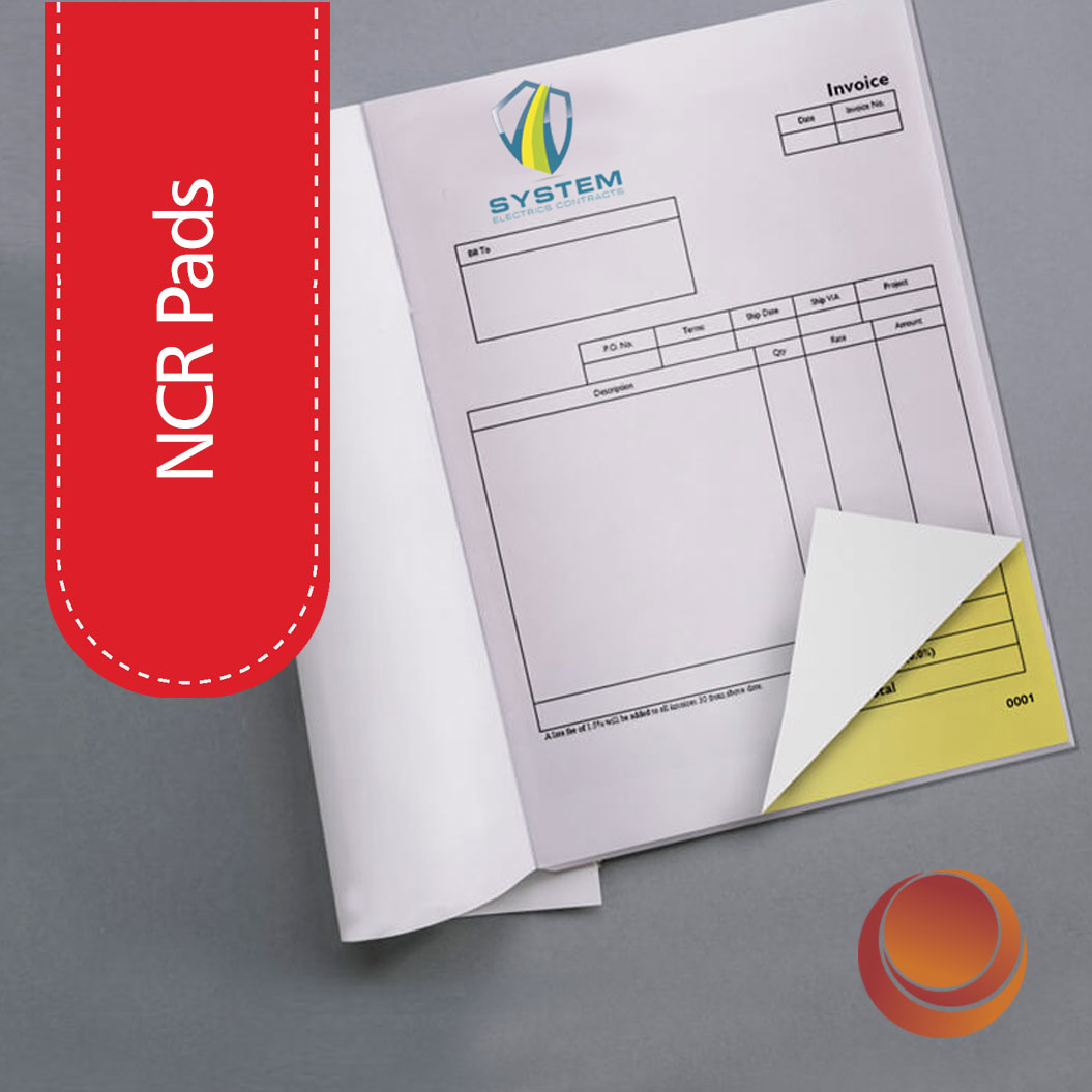 NCR Pads, Sheets and Books Printing and Design